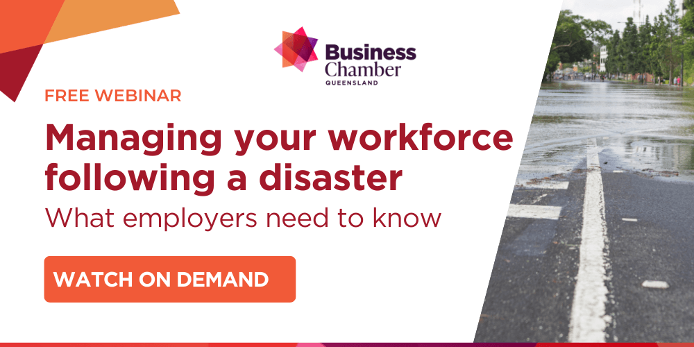 Disaster impact and business updates » Business Chamber Queensland